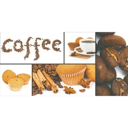 Piesa decorativa Coffee, model cafea, 2176, 25x50 cm - eMAG.ro