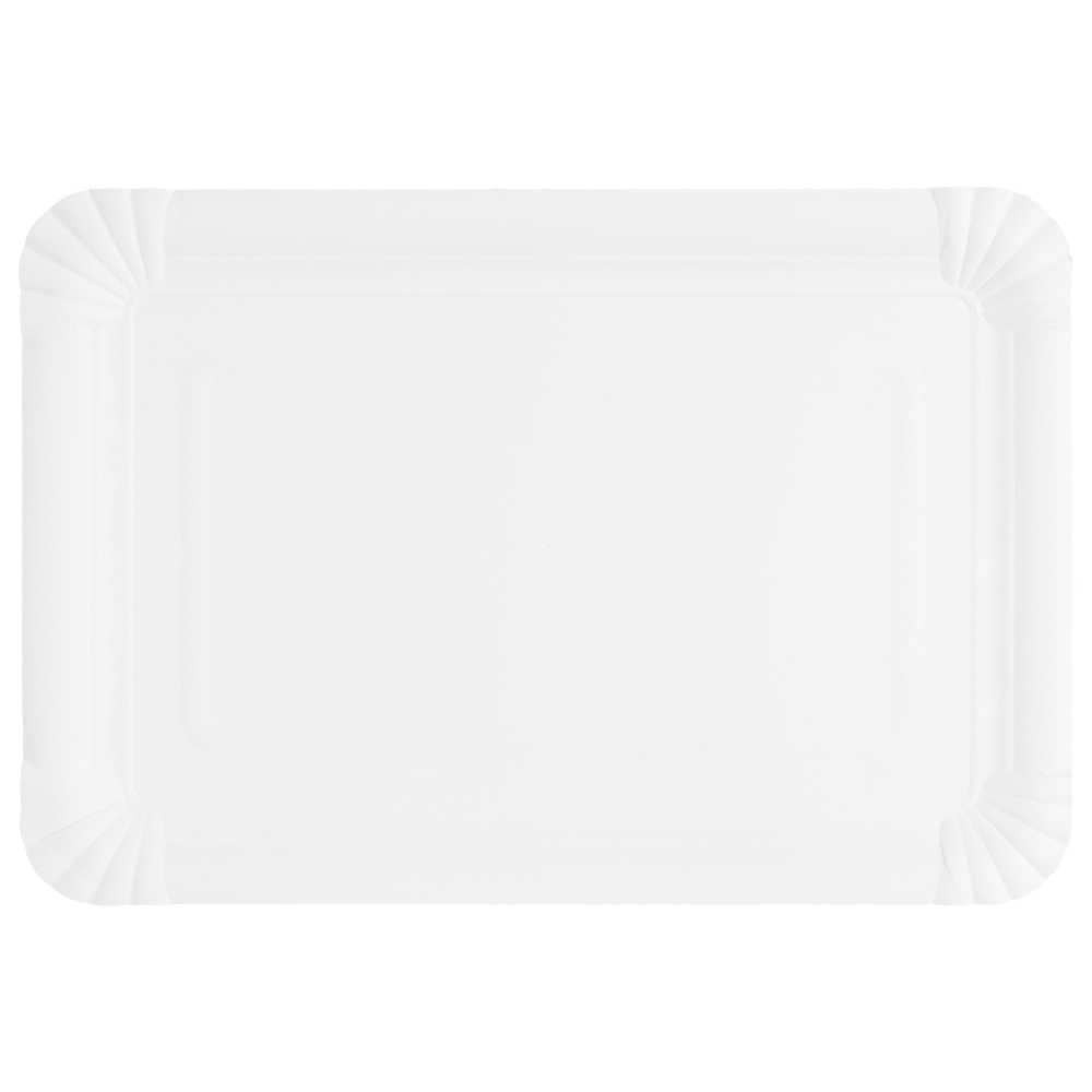 Set Tavite carton dreptunghiulare albe 16X23 cm 250 bucati - eMAG.ro