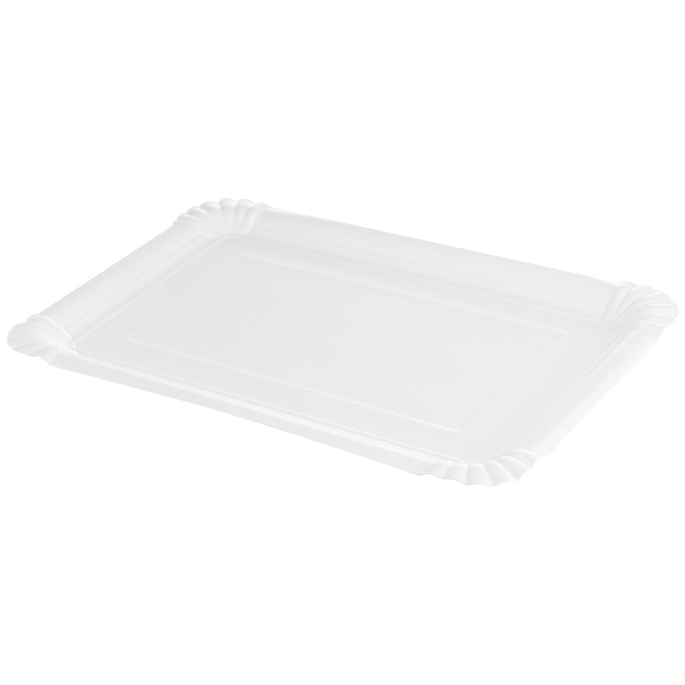 Set Tavite carton dreptunghiulare albe 16X23 cm 250 bucati - eMAG.ro
