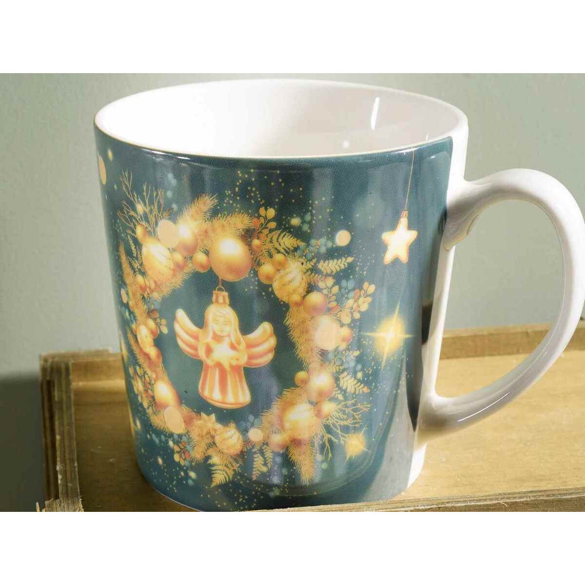 Set 3 cani portelan Inger 10x10 cm - eMAG.ro