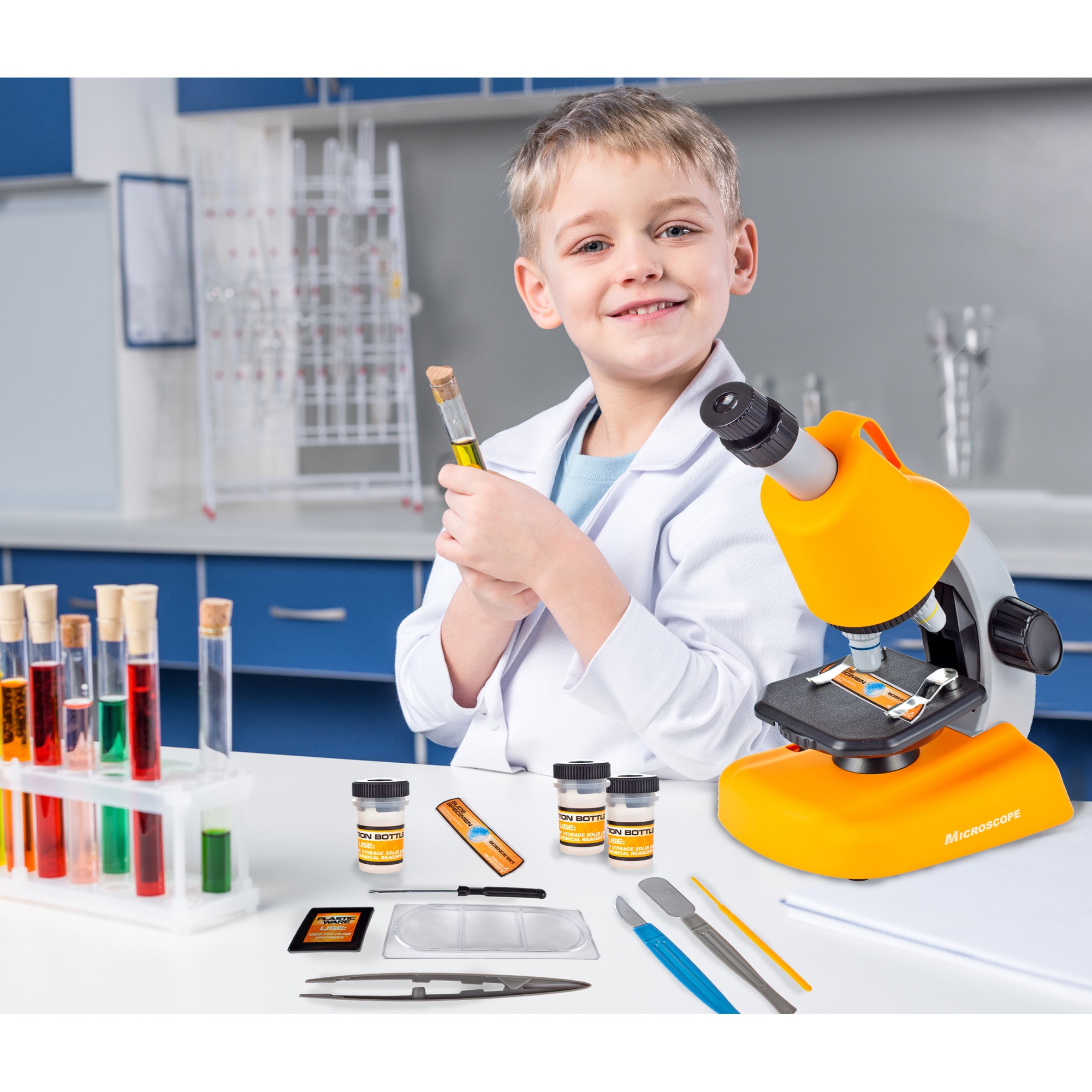 Microscop Multifunctional Stiintific pentru copii idealSTORE ...