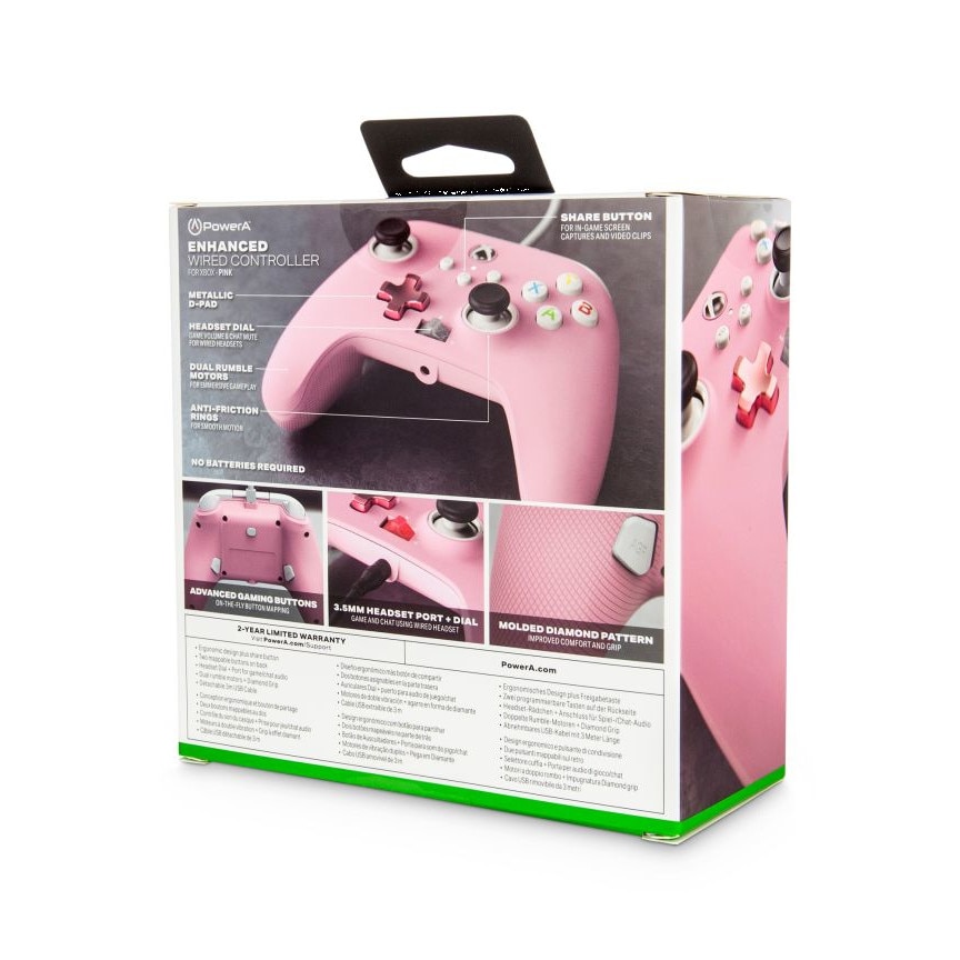 Controller PowerA EnWired Cu fir pentru Xbox Series X/S, Xbox One, PC ...