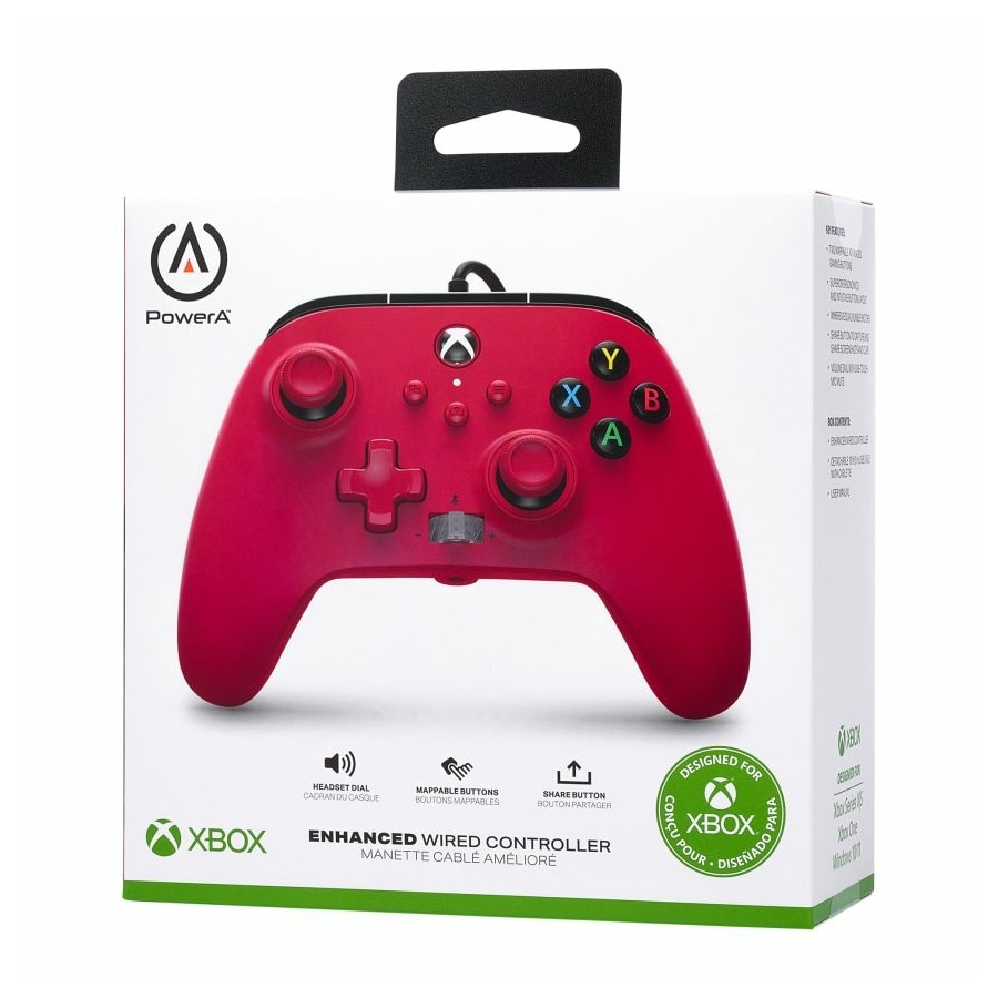 Controller PowerA EnWired Cu fir pentru Xbox Series X/S, Xbox One, PC ...