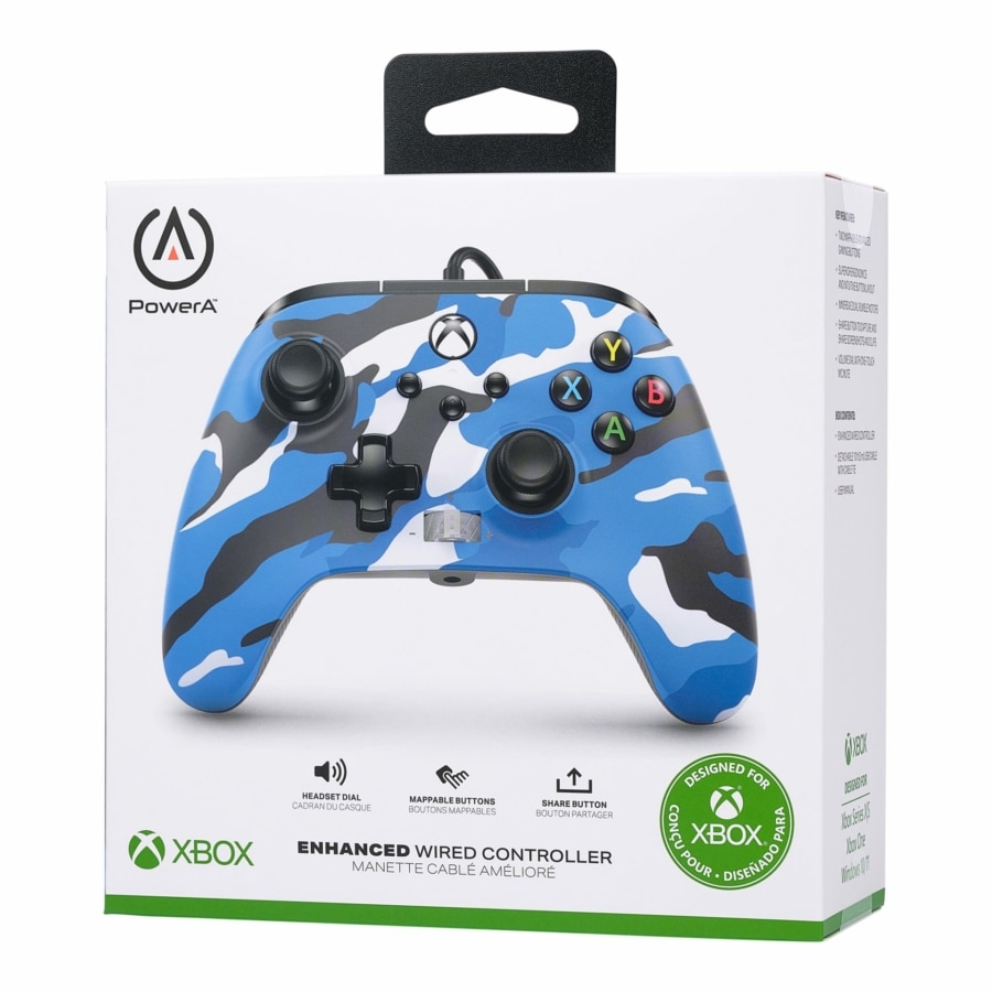 Controller PowerA EnWired Cu fir pentru Xbox Series X/S, Xbox One, PC ...