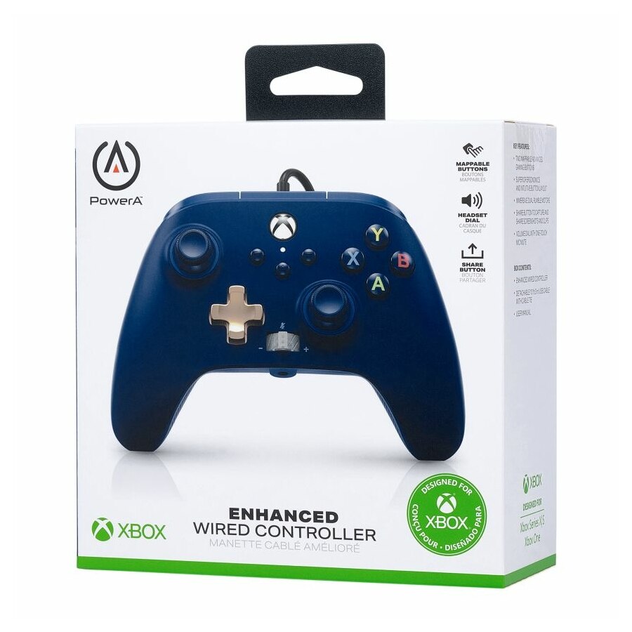 Controller PowerA EnWired Cu fir pentru Xbox Series X/S, Xbox One, PC ...