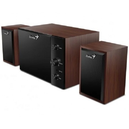 Set 3 Boxe Genius SW-2.1 350, Cherry Wood - eMAG.ro