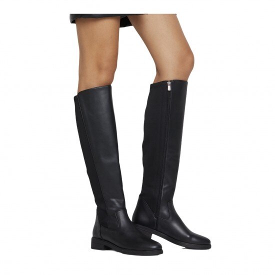 Cizme inalte peste genunchi, Attolye, Negru, 37 EU - eMAG.ro