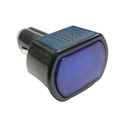 Voltmetru auto Carcommerce, 12-24V, Negru - eMAG.ro