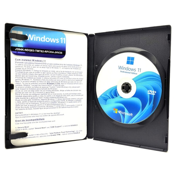 Microsoft Windows 11 Professional, 64. DVD - eMAG.bg