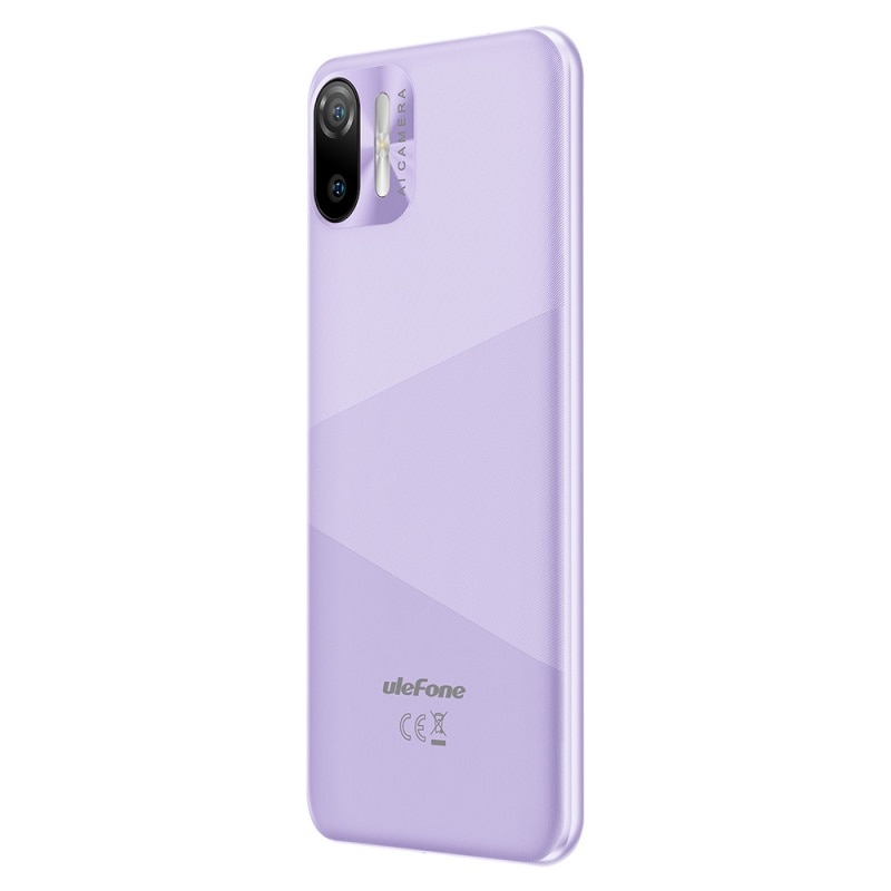 Ulefone Note 6P mobiltelefon lila, 4G, vízcsepp 6.1" HD+, 2GB RAM, 32GB ROM, Android 11GB ...