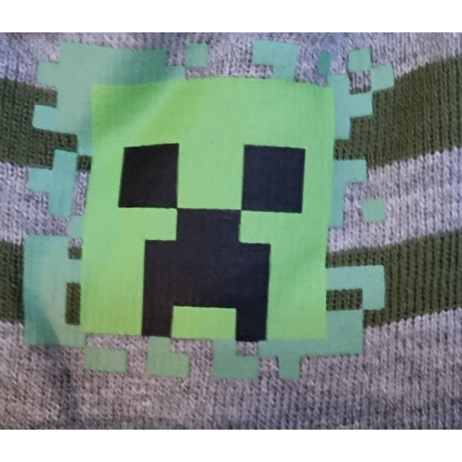 Caciula copii Minecraft, Creeper Logo, 8-12 ani, circumferinta 54 cm ...