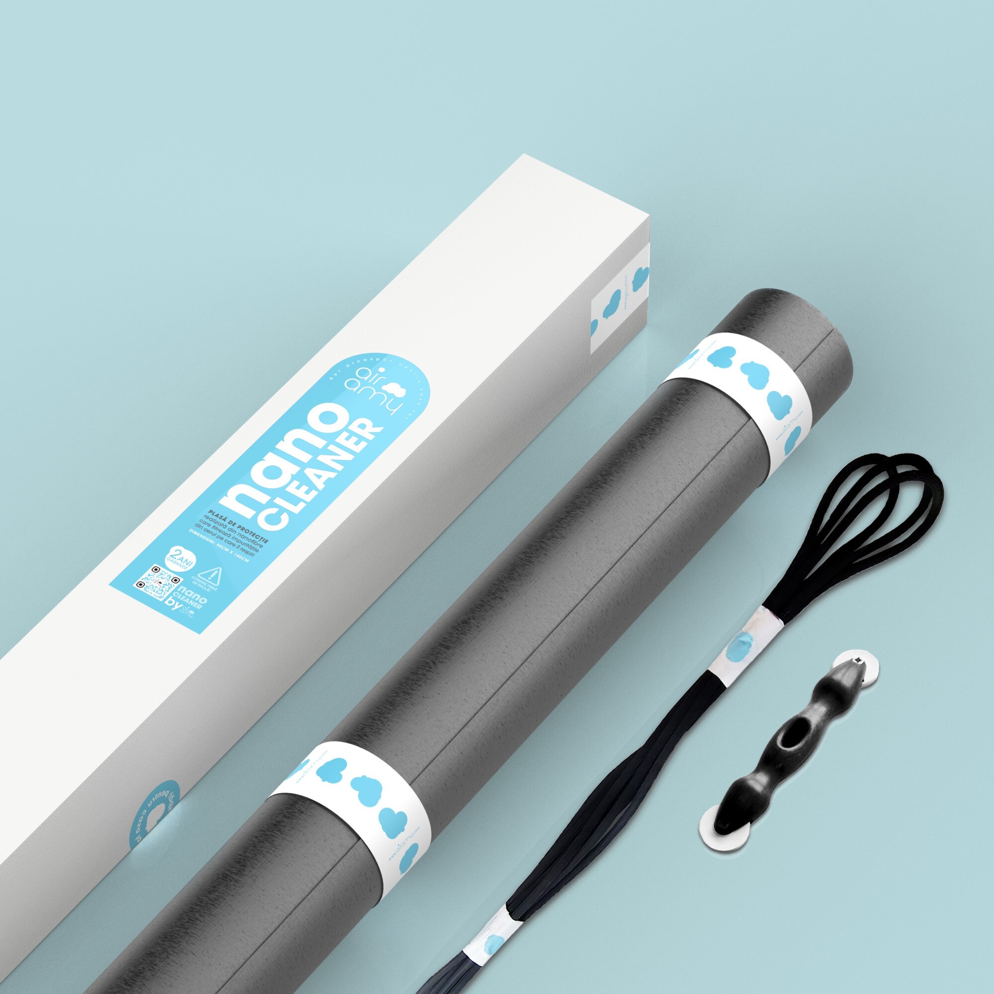 Plasa antipoluare Nanocleaner pentru Geam M, 90cm x 150 cm - eMAG.ro