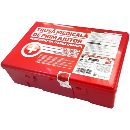 Trusa medicala de prim ajutor RoGroup, omologata in conformitate cu ...