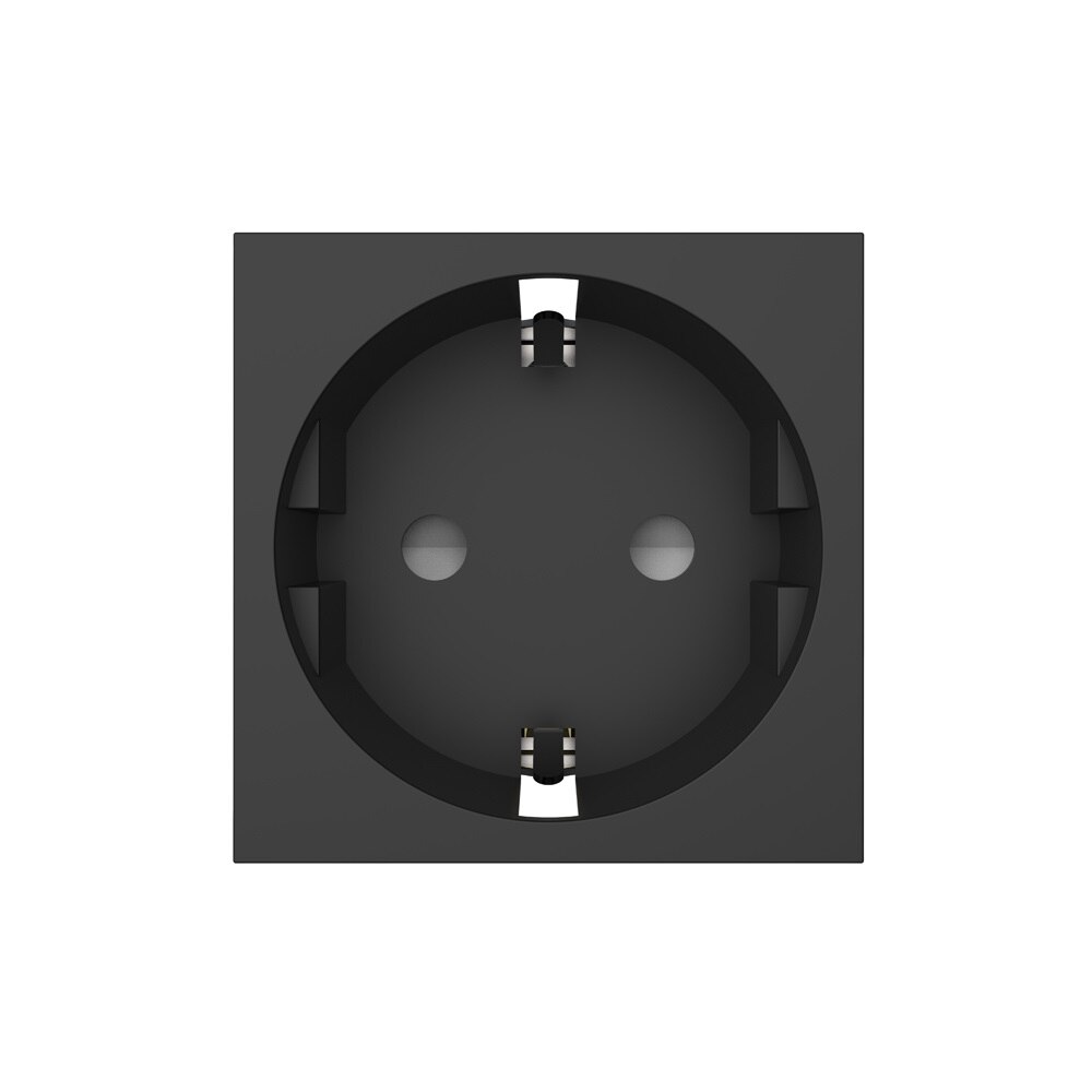 Priza simpla Livolo fara rama din sticla, Negru, VL-FCTC16A-2BP - eMAG.ro