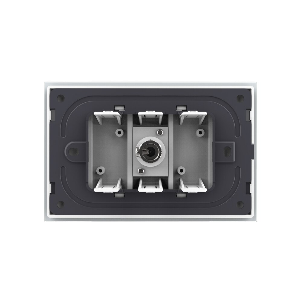 Priza Simpla TV Livolo cu Rama din Sticla Serie Noua, Alb, VL-P9-FCTV ...