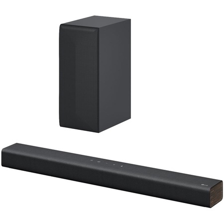 Soundbar LG S40Q, 2.1, 300W, Bluetooth, Subwoofer Wireless, Negru - eMAG.ro