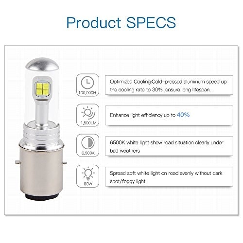 Set Becuri LED Auto H4 12V - 24V Alb Rece 6000k - eMAG.ro