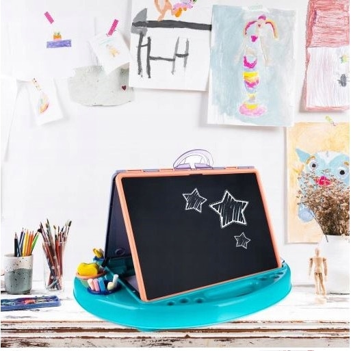 Tablita de scris pentru copii, Zola®, cu accesorii incluse si coli albe ...