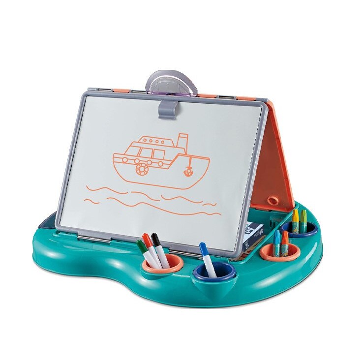 Tablita de scris pentru copii, Zola®, cu accesorii incluse si coli albe ...