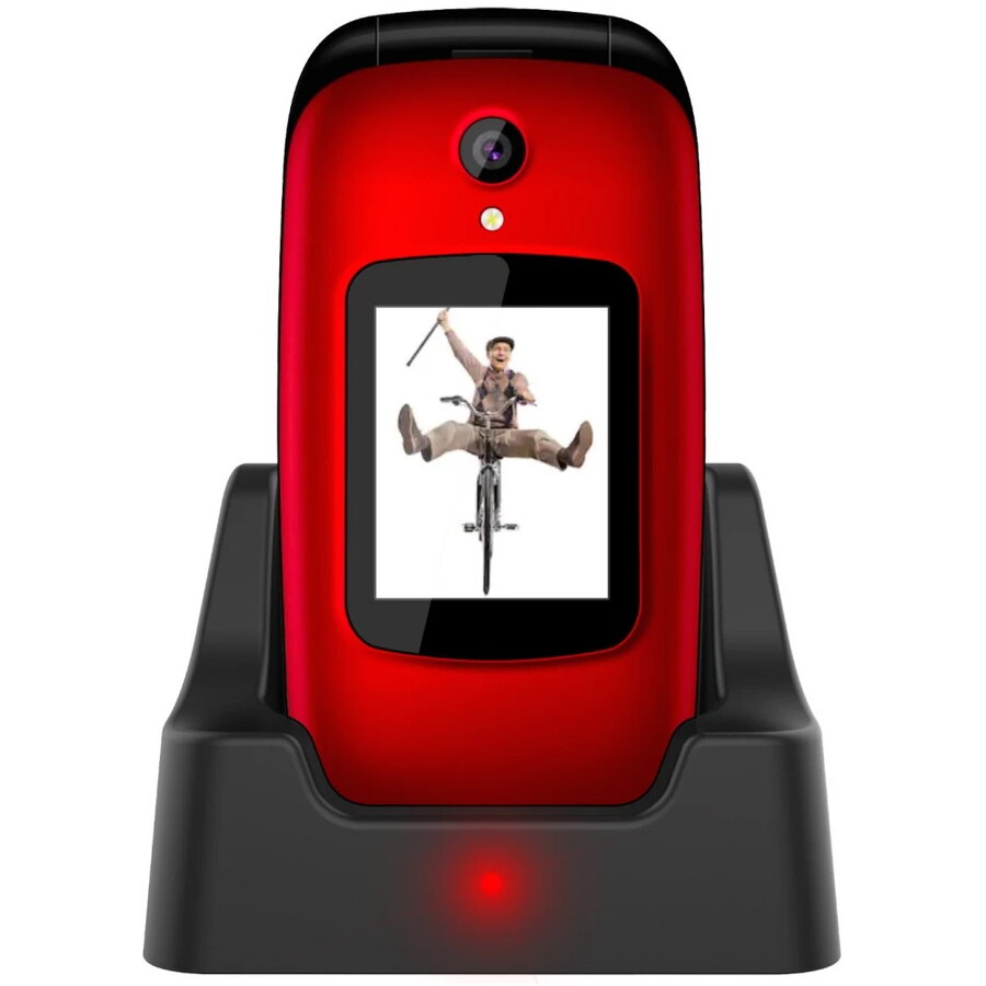 Telefon Evolveo EasyPhone EP700, pentru seniori, buton SOS, Single sim ...