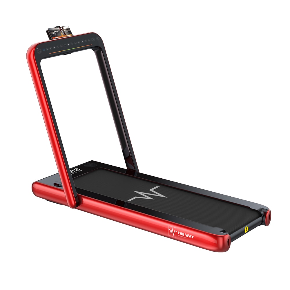 Banda de mers/alergat electrica pliabila, T4000 plus, rosu, TheWay ...