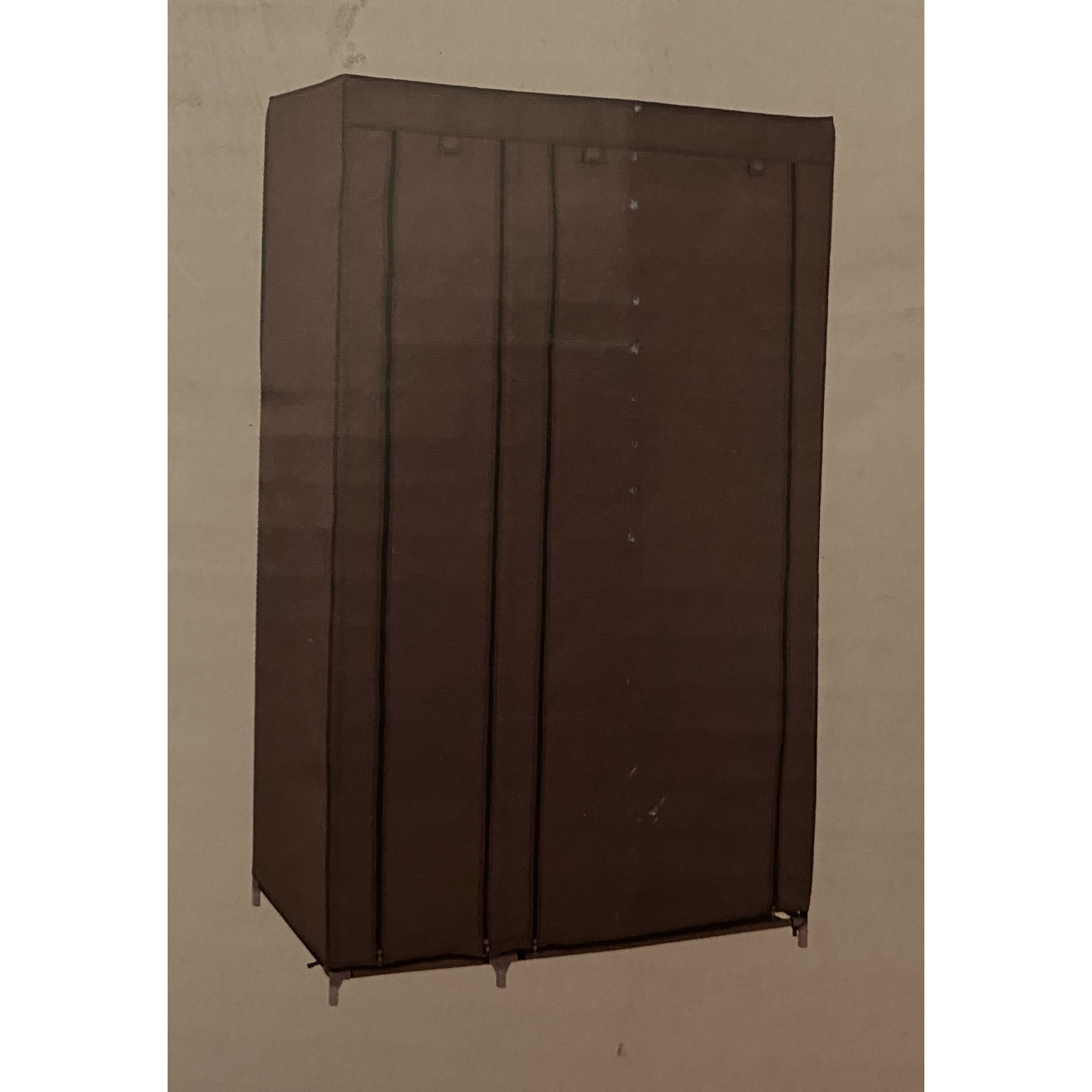 Dulap textil pentru depozitare, 110 x 46 x 178 cm Negru - eMAG.ro