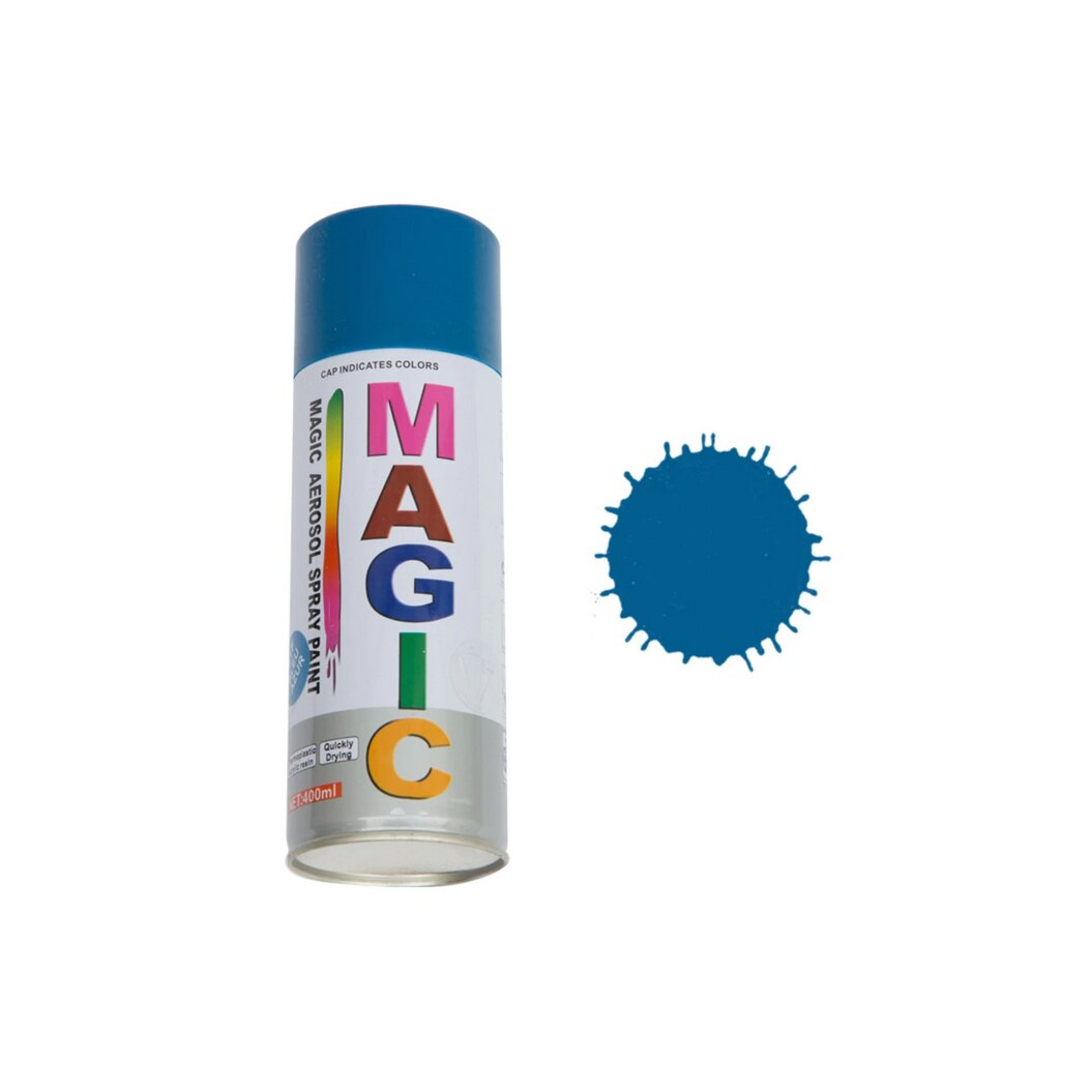 Spray vopsea MAGIC Albastru deschis 400 ml - eMAG.ro