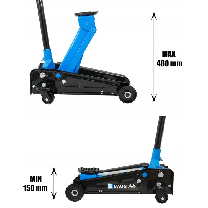 Cric hidraulic 3 Tone 150-460 mm tip crocodil ridicare auto (B3202 ...