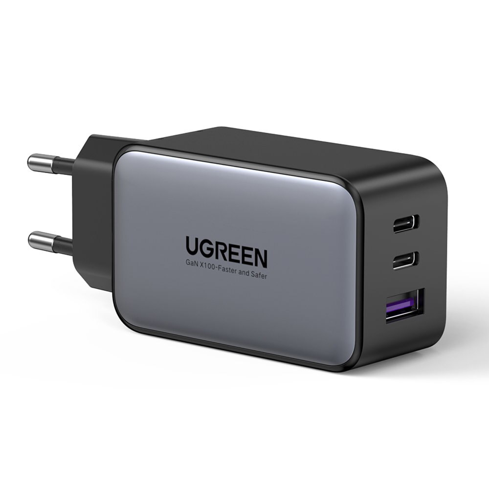 Incarcator de priza Fast Charging tip C, USB 65W Ugreen, negru - eMAG.ro