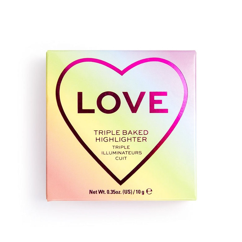 Iluminator Makeup Revolution Inspired Love Triple Baked Heart, 10 g ...