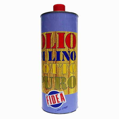 Tiszta főtt lenolaj, FIDEA, 1000 ml, olajfestékek hígításához vagy ...