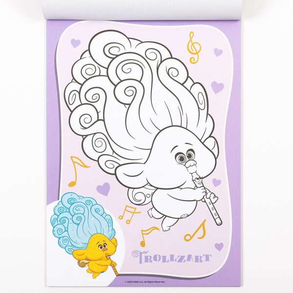 Carte de colorat Trolls 2, 12 pagini, 20 x 21 x 0.3 cm - eMAG.ro