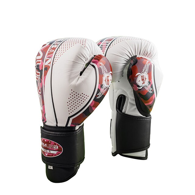 Manusi de box ARMURA Urban Camo Rosii, 14 OZ, Rosu/Alb - eMAG.ro