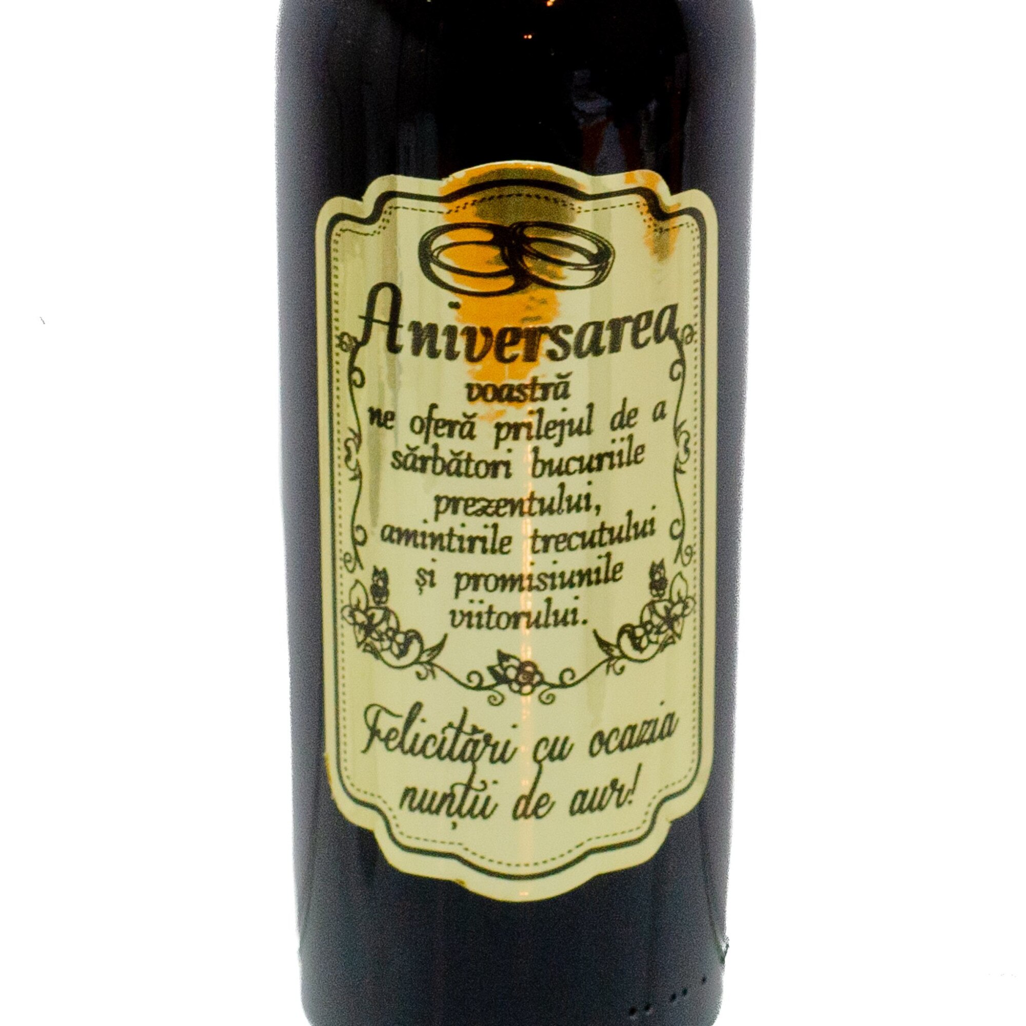 Vin personalizat, Poem Design, Cu ocazia nuntii de aur - eMAG.ro
