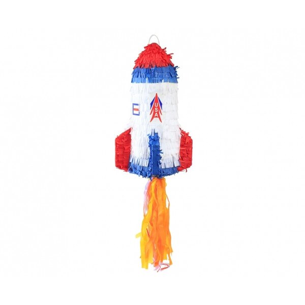 Pinata Racheta Spatiala, Multicolor, 40x27x27 cm - eMAG.ro