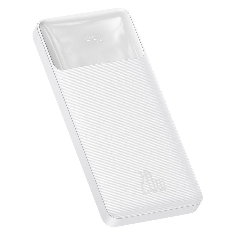Powerbank, Baseus, 10000 mAh, 20 W, Alb - eMAG.ro