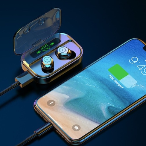 Casti Bluetooth Telefon, In-Ear, Fara Fir, Negru - eMAG.ro