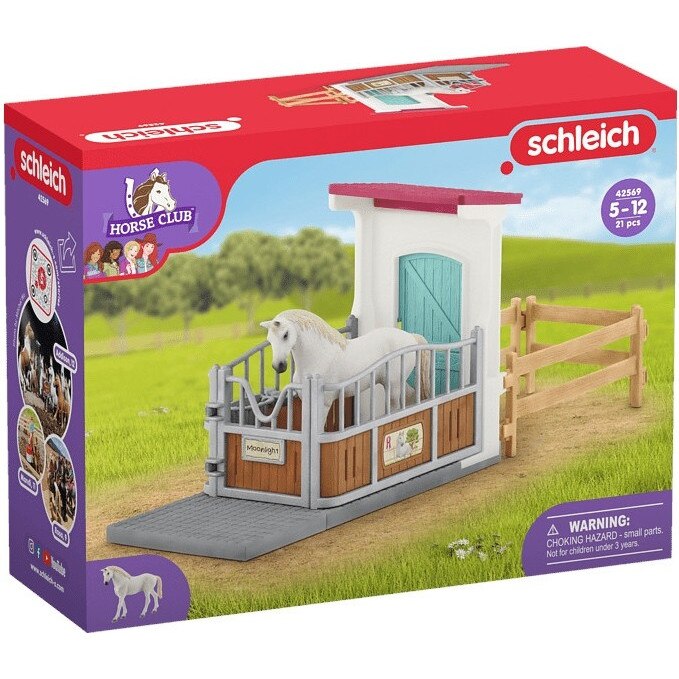 Schleich 42569 Istálló Angol telivér csődörrel - eMAG.hu