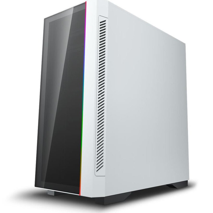 Carcasa Deepcool Matrexx 55 V3 aRGB, fara sursa, ATX, alba - eMAG.ro