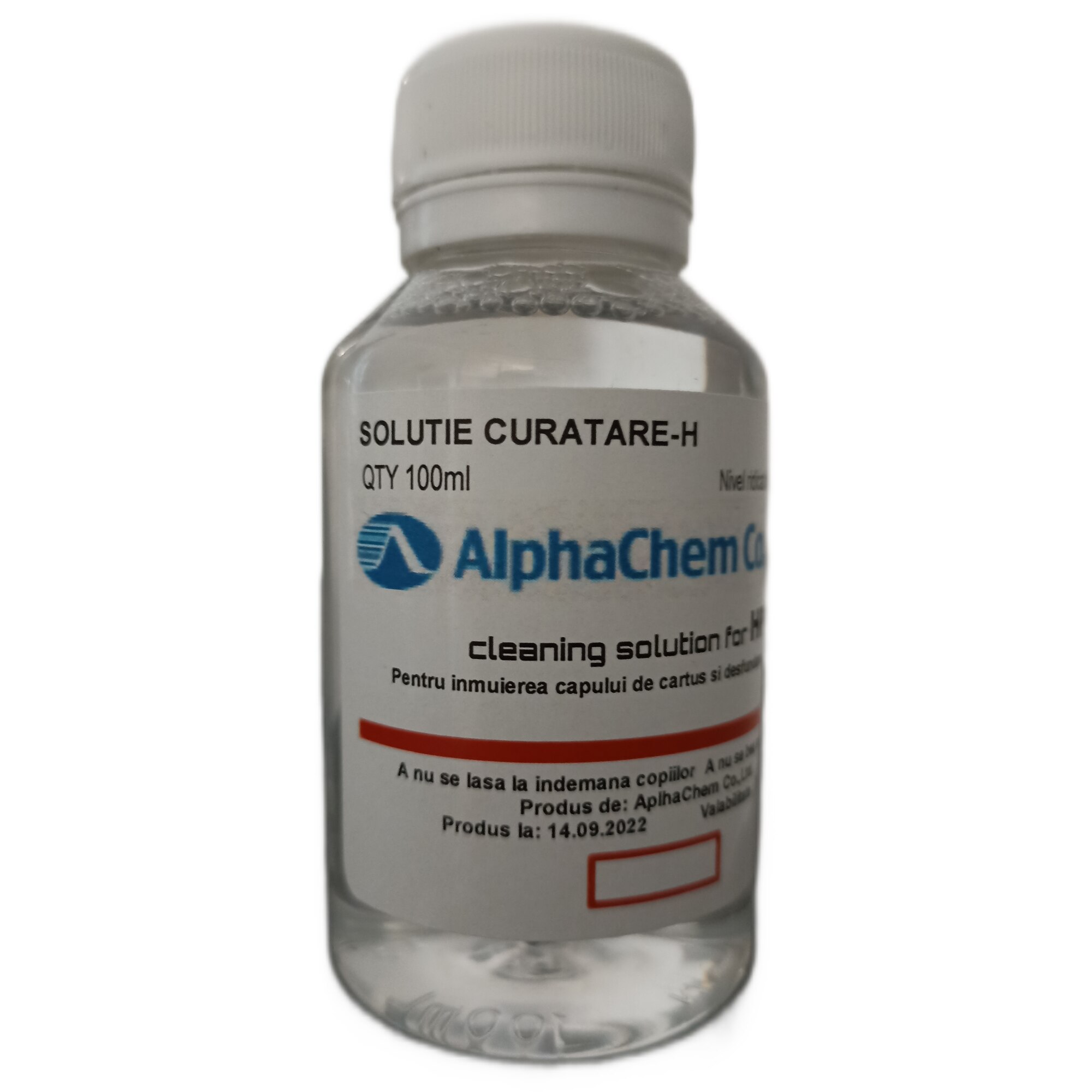 Flacon Solutie de curatare cu nivel mare de actionare AlphaChem Compatibil HP (10) C4840A Negru ...