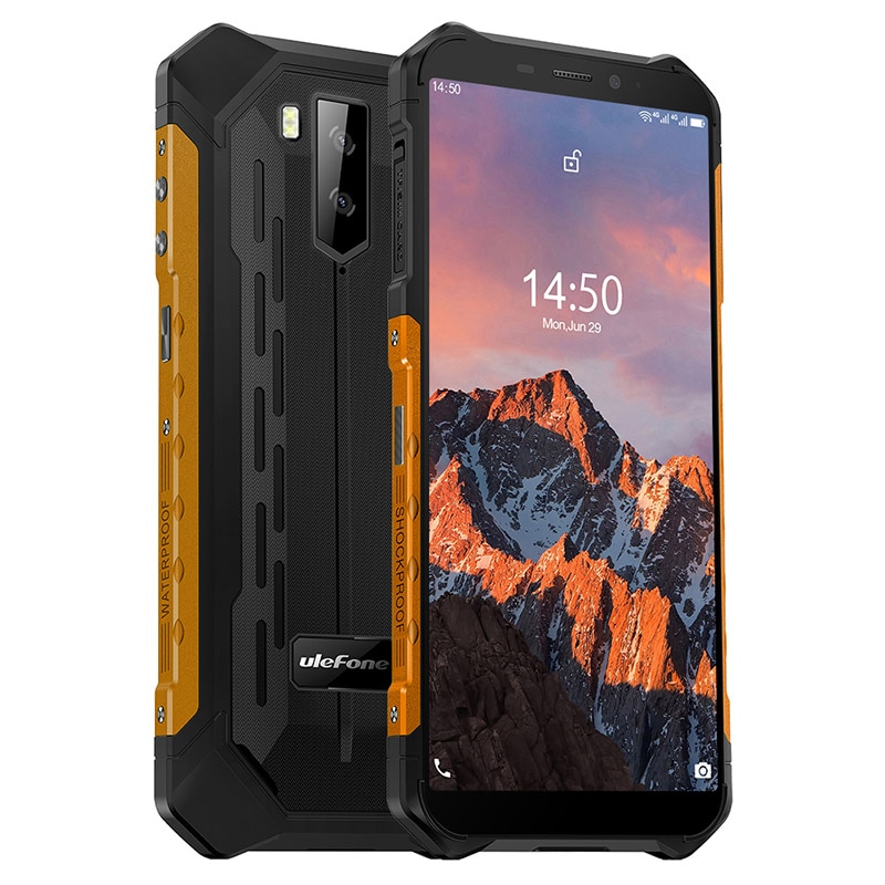 Telefon mobil Ulefone Armor X5 PRO Orange, 4G, IPS 5.5", 4GB RAM, 64GB ...