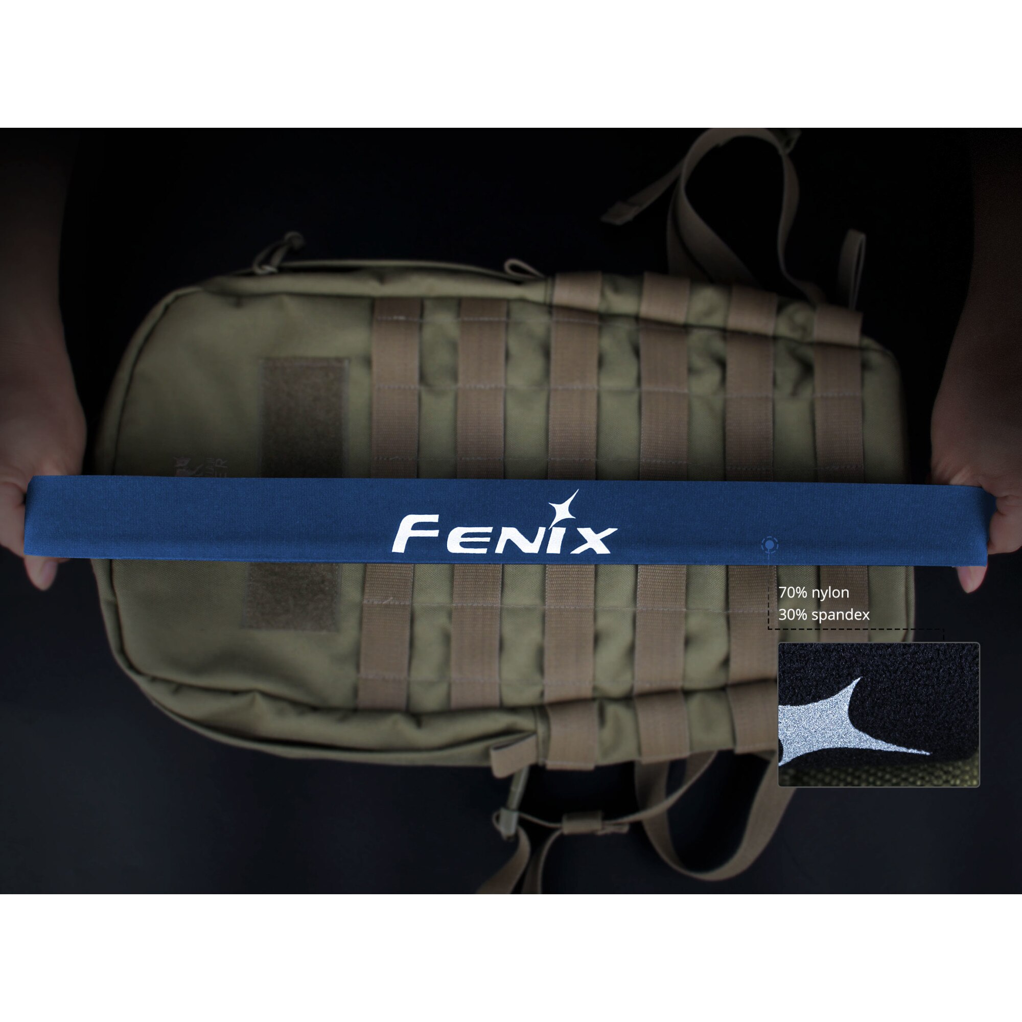 Banda sport pentru cap, Fenix, AFH-10, Nylon, Albastru - eMAG.ro