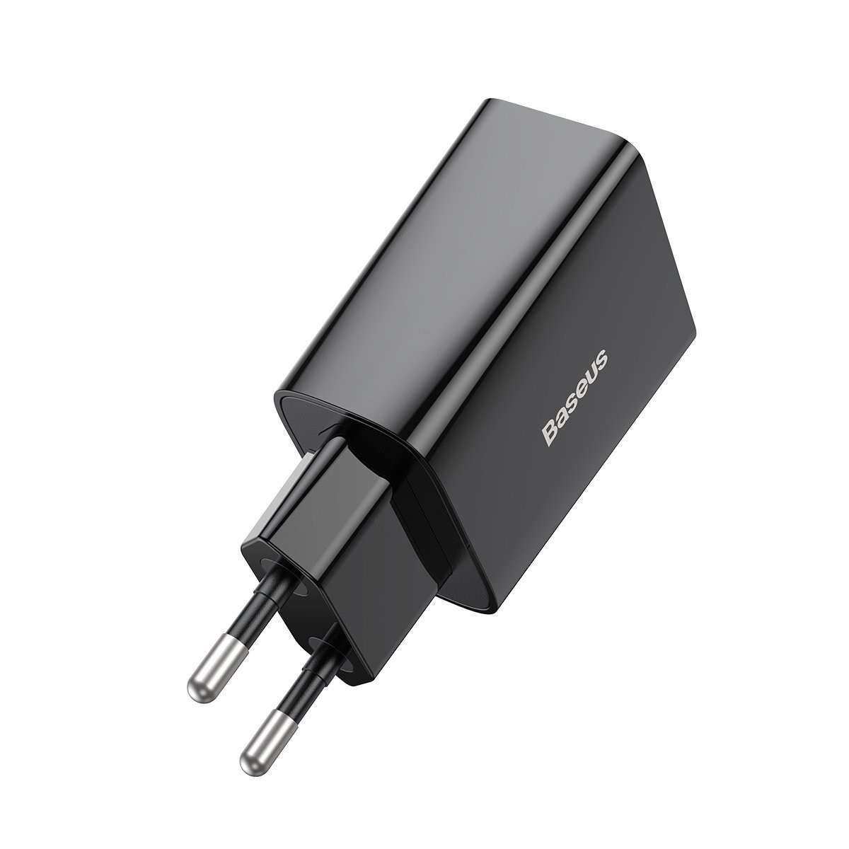 Incarcator telefon, Baseus, USB + USB-C, 3 A, 20 W, Negru - eMAG.ro