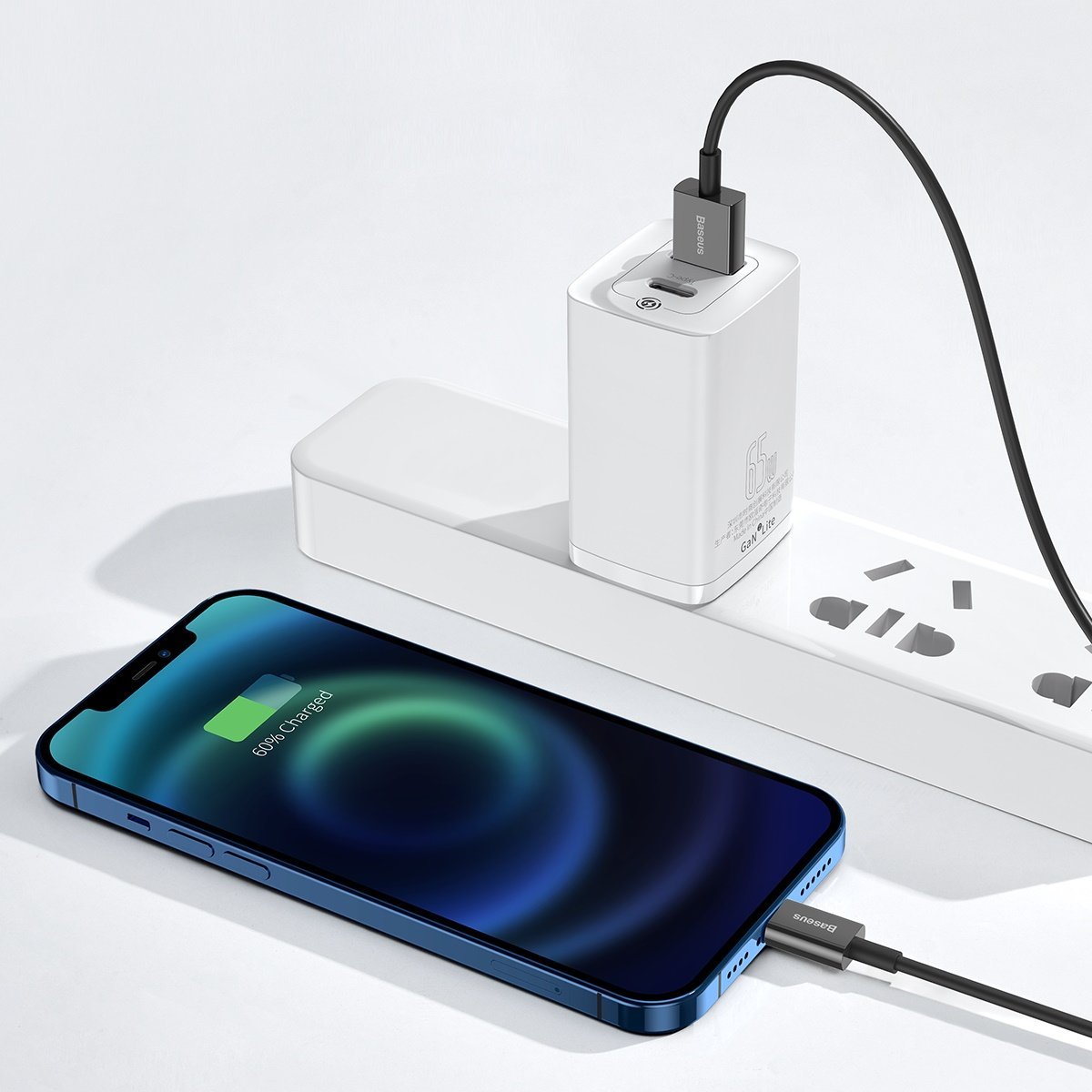 Кабел за захранване и пренос на данни Baseus Superior Fast Charging Usb To Lightning 2 4a 1 м