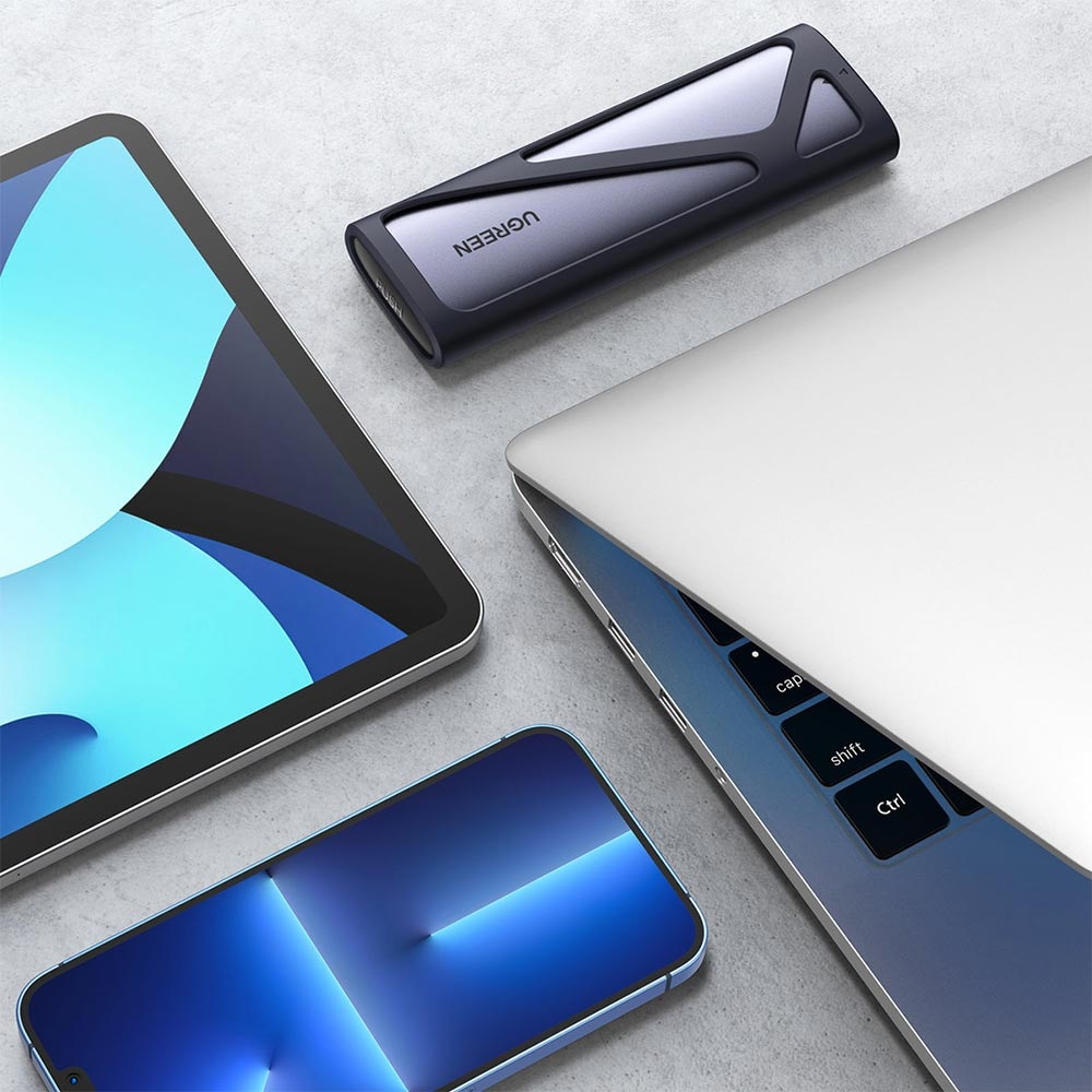 Carcasa Rack SSD M.2 NVMe si NGFF, Ugreen CM400, USB 3.2 Gen 2, 10Gbps ...