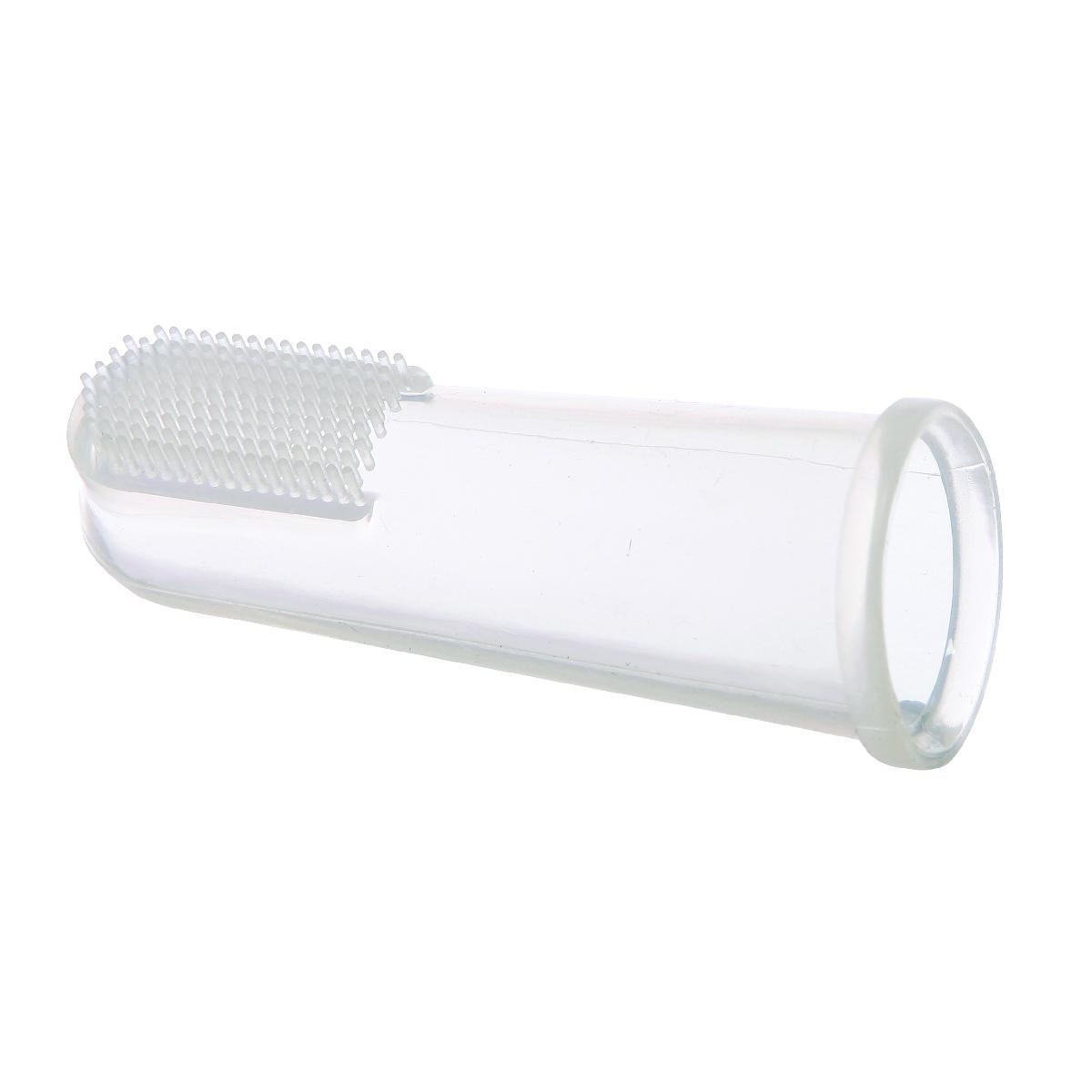 Degetar pentru masarea gingiilor, Dreambaby, Silicon, Transparent - eMAG.ro