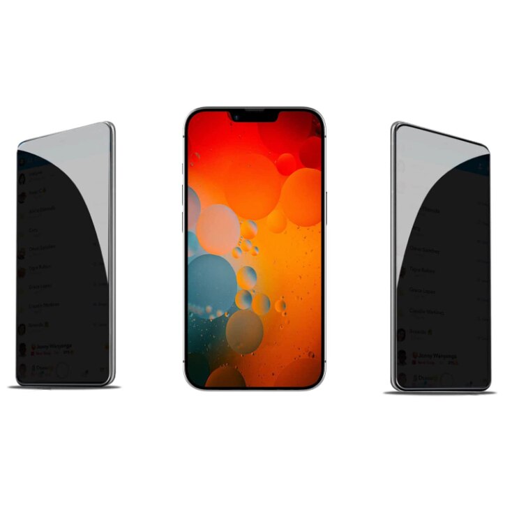 Стъклен Протектор Privacy за Apple iPhone 14 Plus, Черен - eMAG.bg