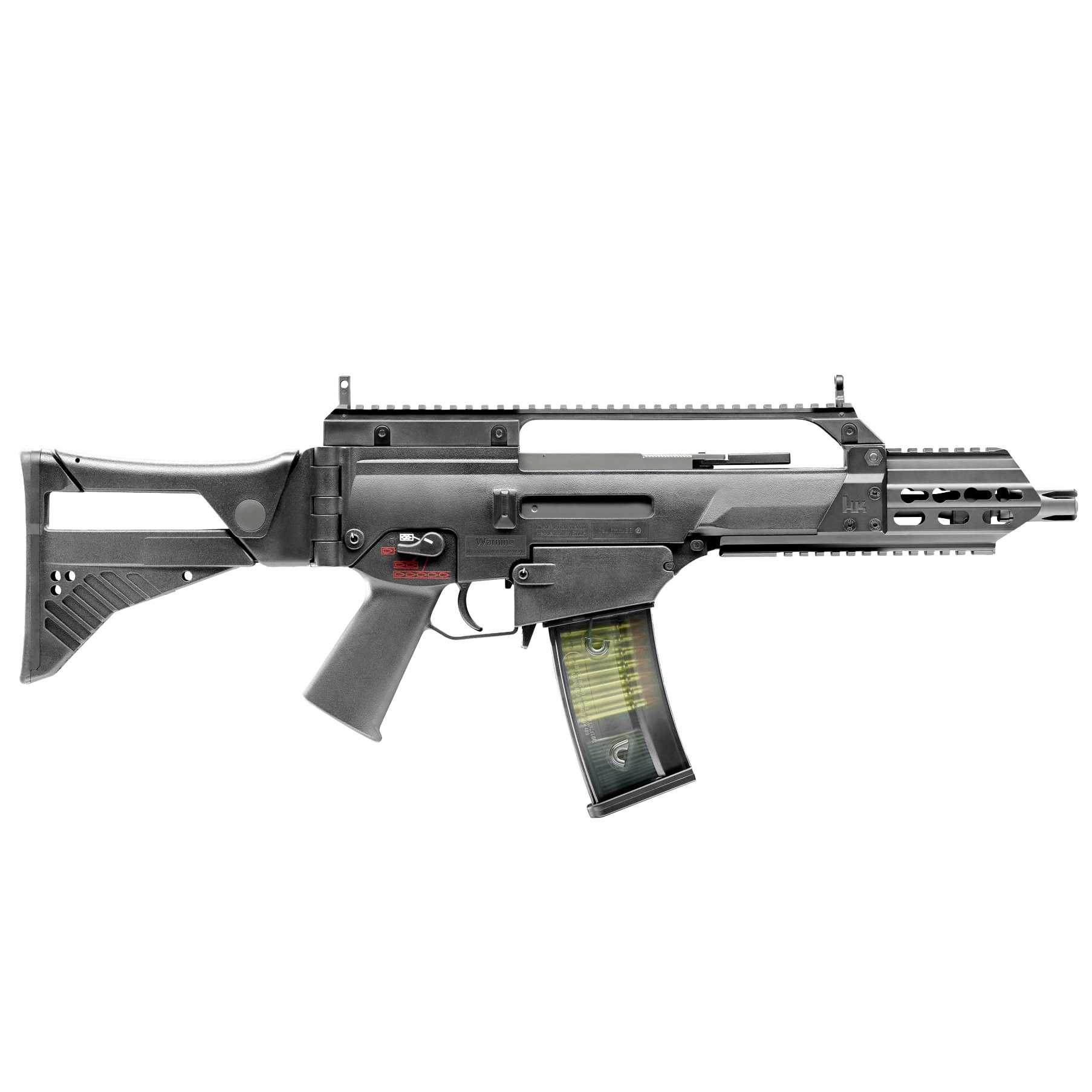 Replica carabina ASG G36C, Heckler & Koch, 6 mm, Negru - eMAG.ro