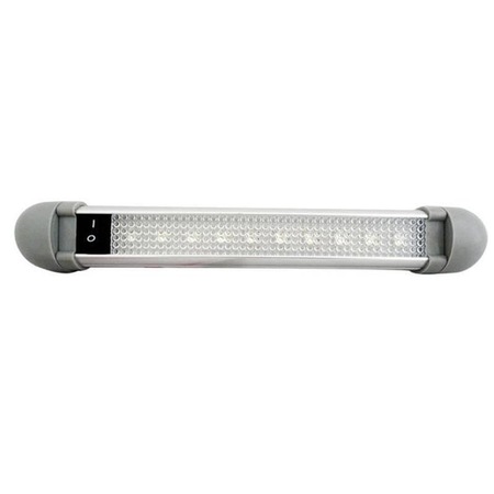 Lampa interior 225x33mm, 10 LED-uri, 12/24V, rotativ 180 grade CA6078 247 Lighting - eMAG.ro