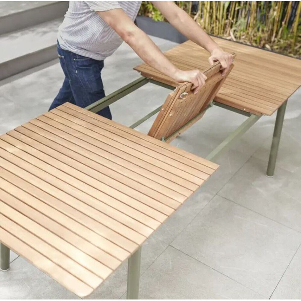 Masa gradina, extensibila, lemn, 180/239 cm x 90 cm x 75 cm - eMAG.ro